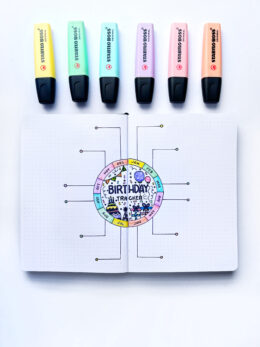 Birthday Tracker Template | Free Bullet Journal Layout Printable ...
