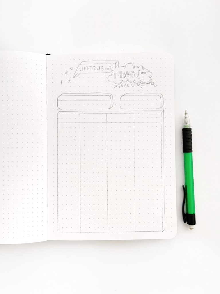 Intrusive Thought Tracker Template | Free Bullet Journal Layout ...