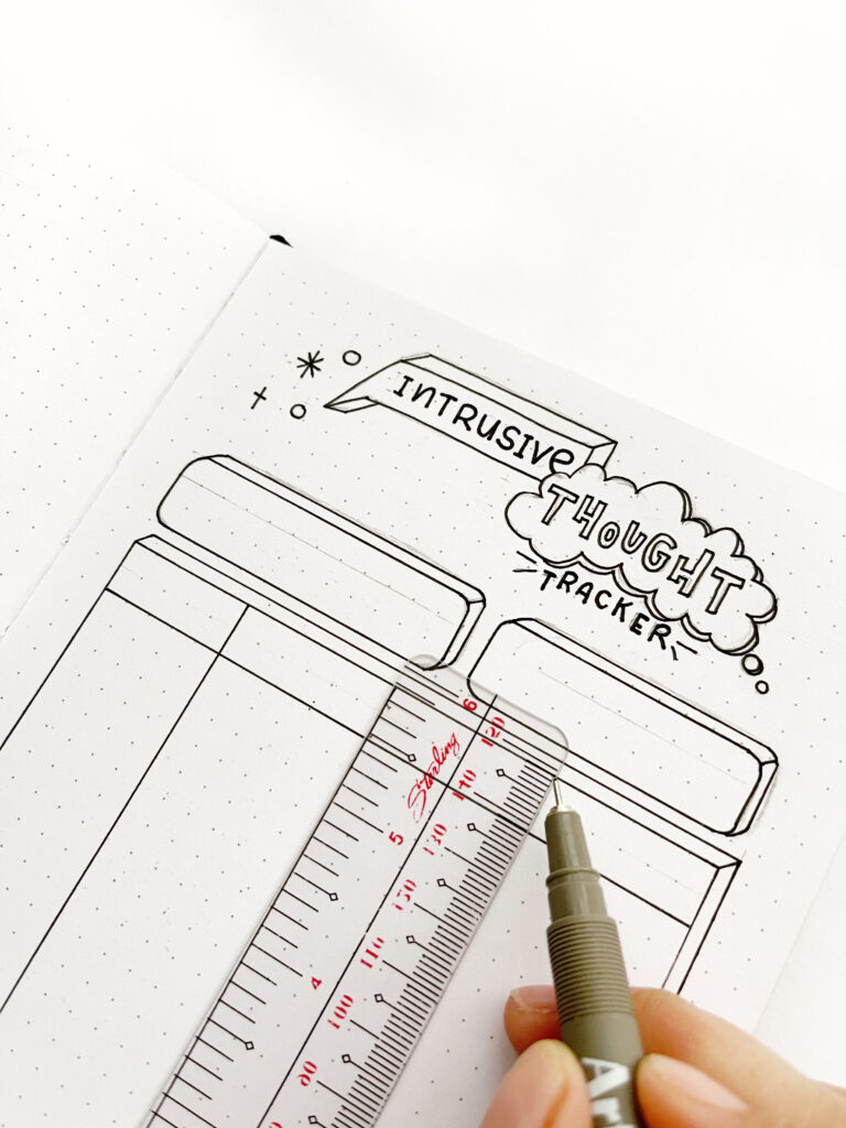 Intrusive Thought Tracker Template | Free Bullet Journal Layout ...
